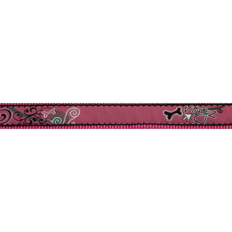 Rogz Armed Response klasična ogrlica Pink Bone 25mm - 1"