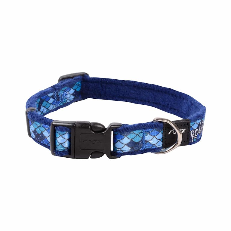 Rogz Fashion Ogrlica Amphibian Blue M