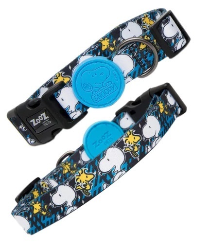 ZOOZ PETS Ogrlica Snoopy Xablue XS 23-36cm