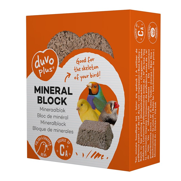 Duvo+ Mineralni blok za ptice 6.5X5cm 80g