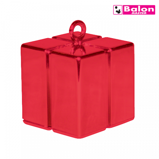 Balloon weight gift box red