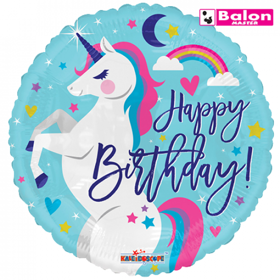 Birthday unicorn 18in