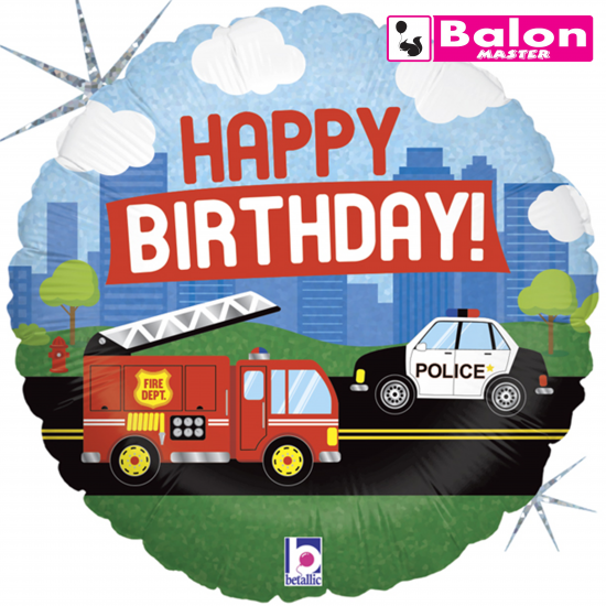 Emergency vehicle b day 18in