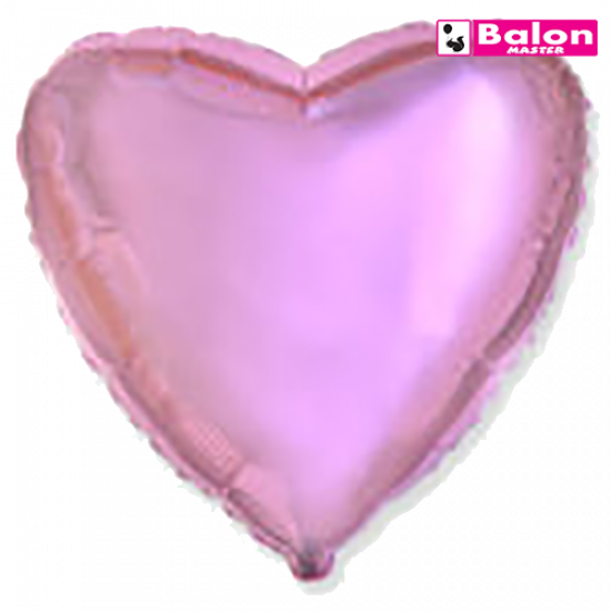 Heart light pink 18in