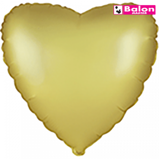 Heart pastel gold 18in