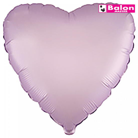 Heart pastel lilac 18in