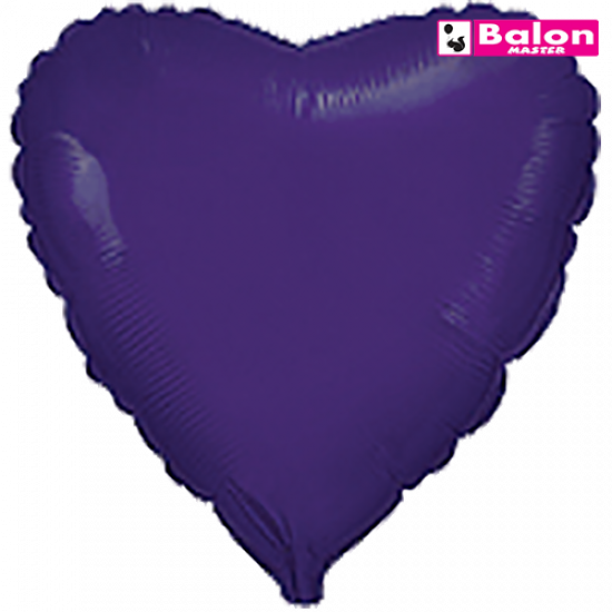 Heart violet 18in