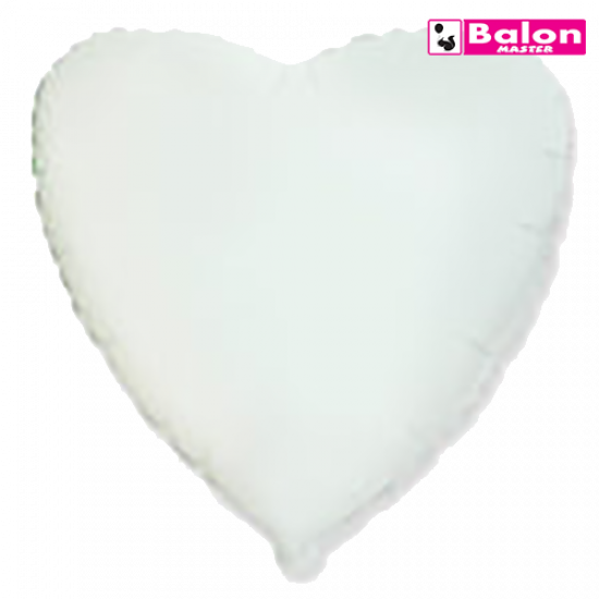 Heart white 18in