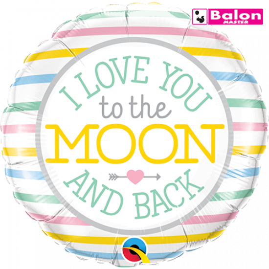 I love you to the moon 18in