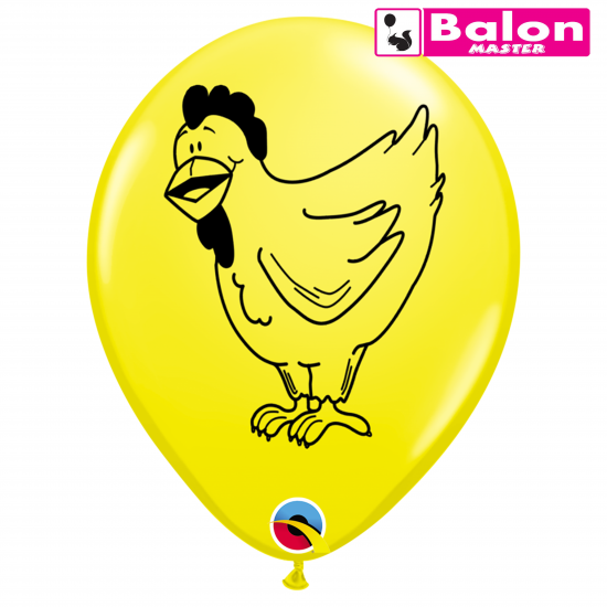 Latex farm animal chicken 11in