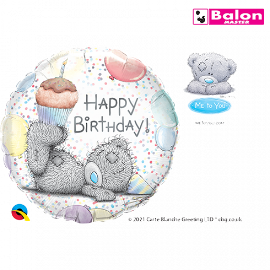 Me to you tatty teddy birthday cupcake 18in