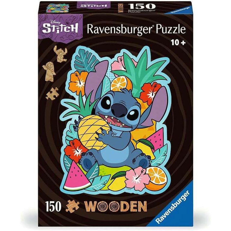 Ravensburger puzzle (slagalice) - 150pcs Disney Stitch drvena puzla RA12000758