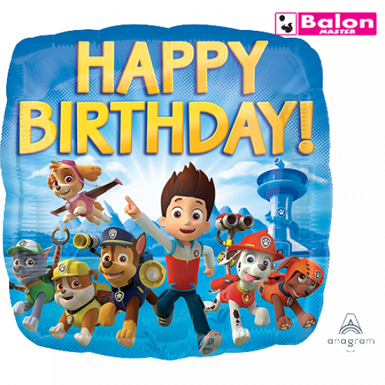 Paw patrol happy birthday 18in