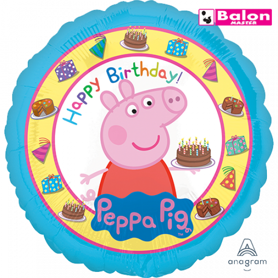 Peppa pig happy birthday 18in