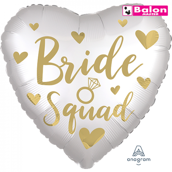 Satin bride squad 18in