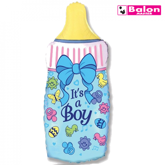 Shape bottle blue