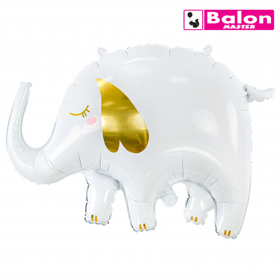 Shape elephant white