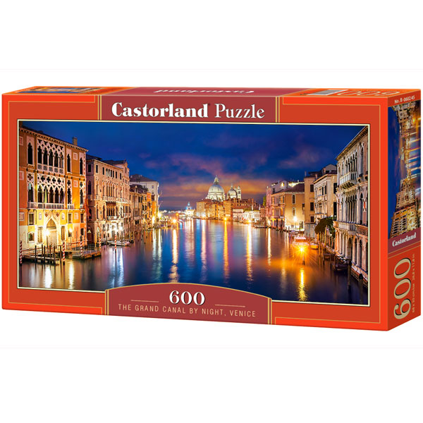 Castorland puzzla 600 Pcs The Grand Canal by Night, Venice 60245