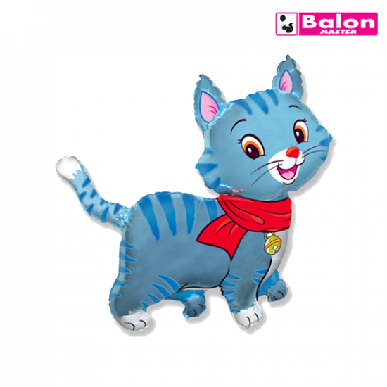 Shape Lovely cat blue