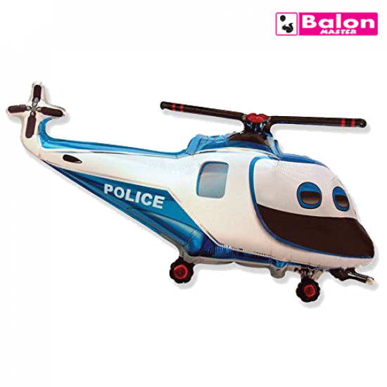 Shape police helicopter