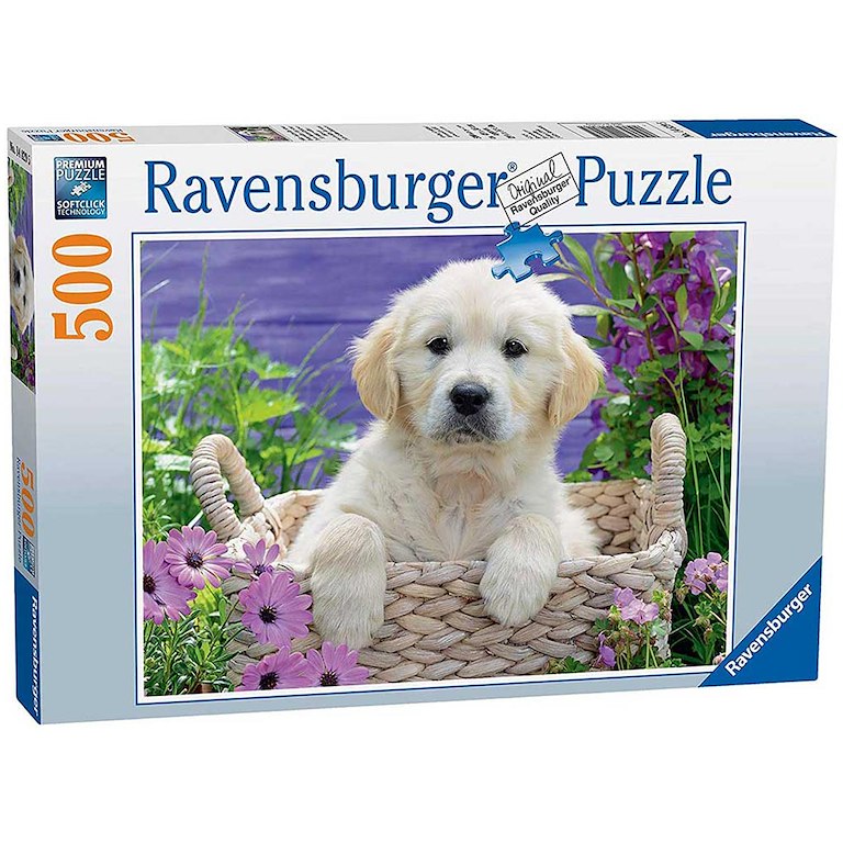 Ravensburger puzzle (slagalice) 500pcs Kuce u korpi RA14829