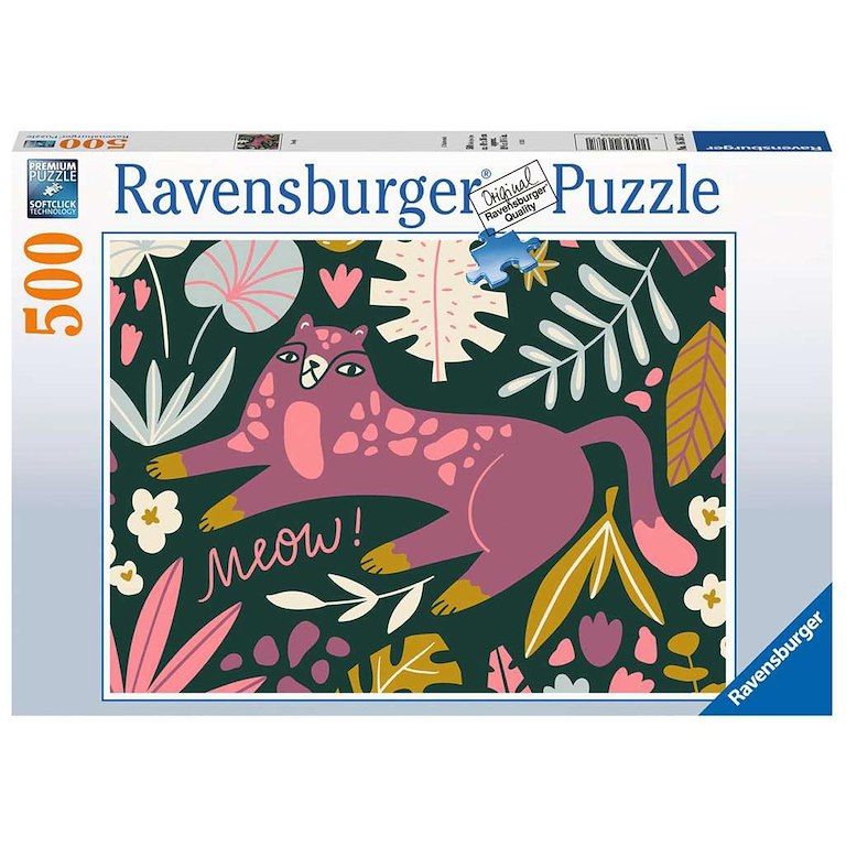 Ravensburger puzzle (slagalice) 500pcs Mačka RA16587