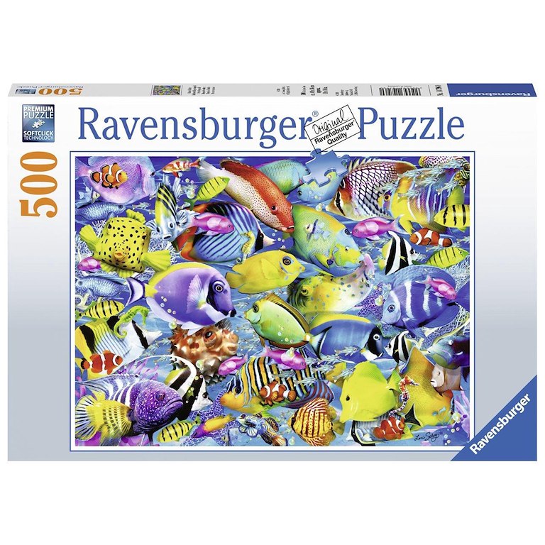 Ravensburger puzzle (slagalice) 500pcs Tropska stvorenja RA14796