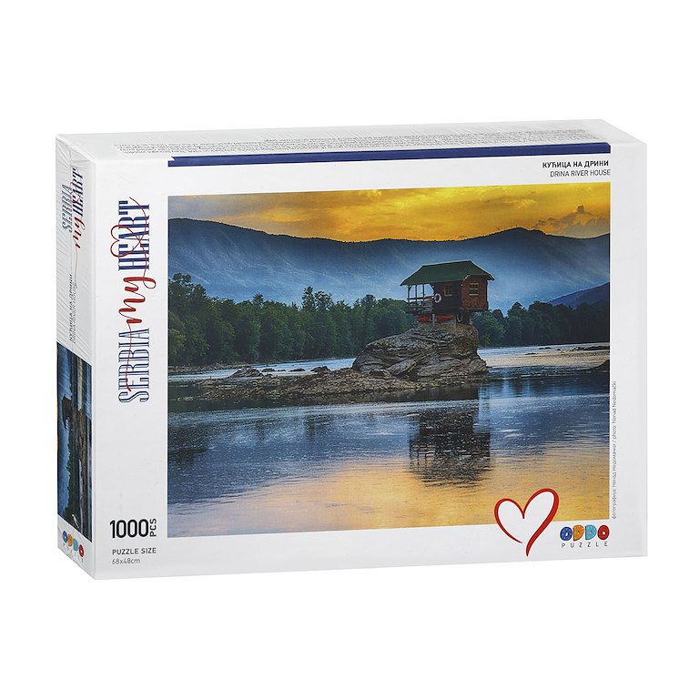 Kućica na Drini Puzzles Serbia My Heart Collection slagalice 960513