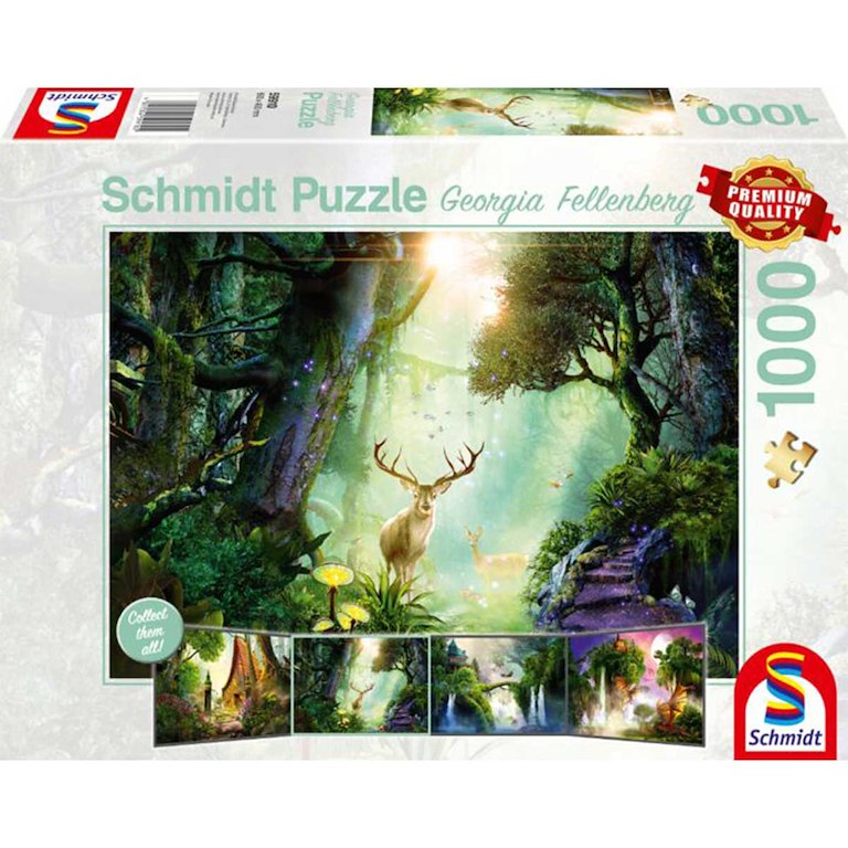 Schmidt puzzle 1000 pcs Jelen u Šumi 59910
