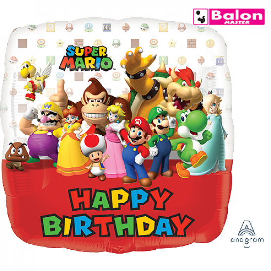 Super Mario happy birthday 18in