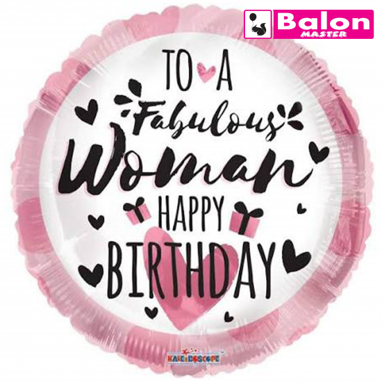 To a fabulous woman 18in