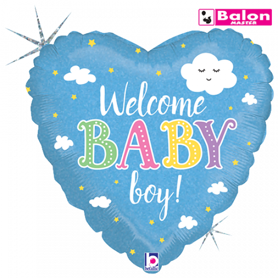 Welcome baby boy 18in