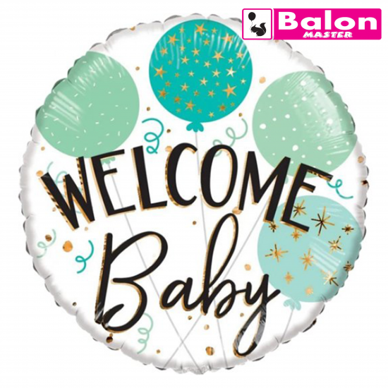 Welcome baby green eco 18in