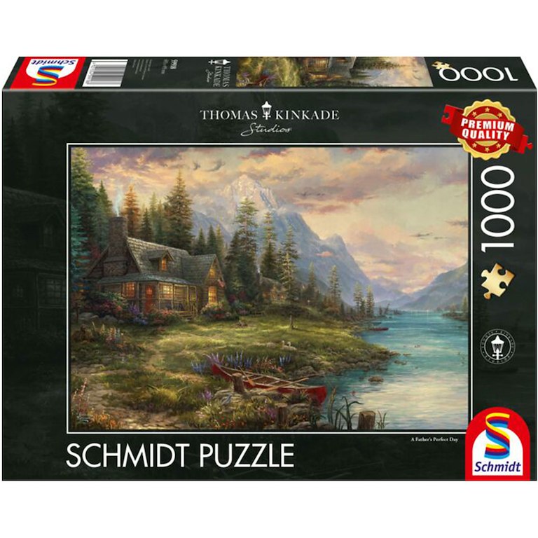 Schmidt puzzle 1000 pcs Thomas Kinkade An outing on Father’s Day 59918