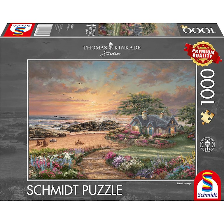 Schmidt puzzle 1000 pcs Thomas Kinkade Seaside Cottage 57368
