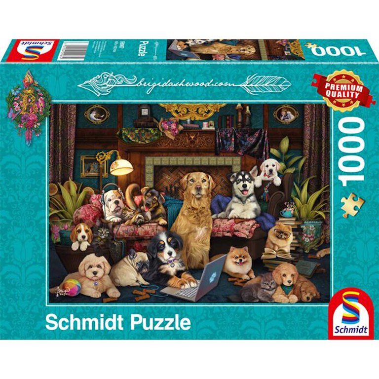 Schmidt puzzle 1000 pcs Živopisno Veče u Salonu 59987
