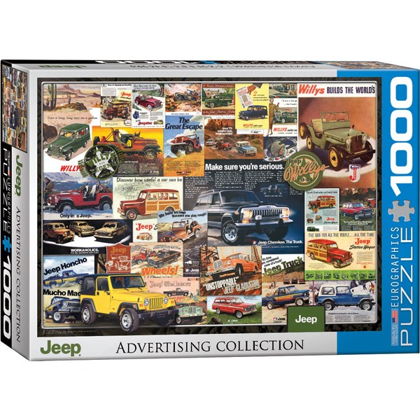 Eurographics puzzle Jeep Advertising Collection 1000 pcs 6000-0758