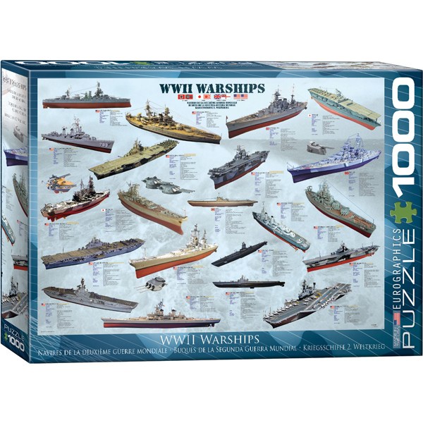 Eurographics WW II Warships 1000-Piece Puzzle 6000-0133
