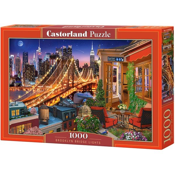 Castorland puzzla 1000 Pcs Brooklyn Bridge Lights 104598