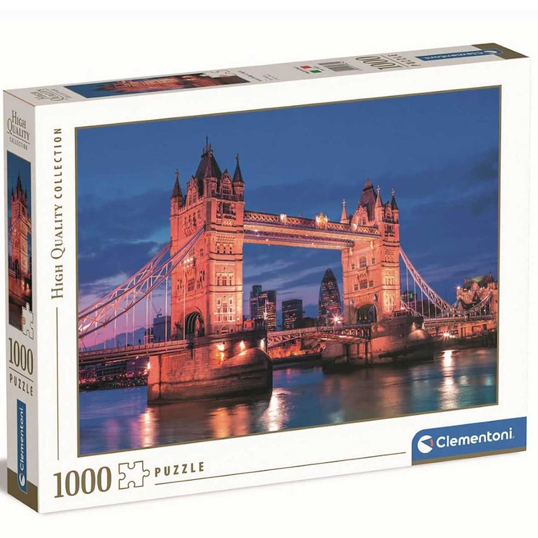 Clementoni Puzzla 1000pcs Tower Bridge at Night 39674