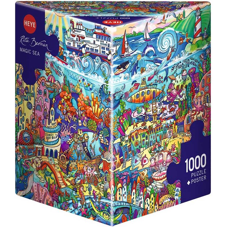 Heye puzzle 1000 pcs Triangle Rita Berman Magic Sea 29839