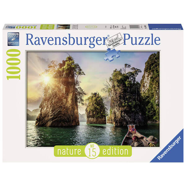 Ravensburger puzzle (slagalice) - 1000 pcs Nature Tri stene u Cheow, Tajland RA13968