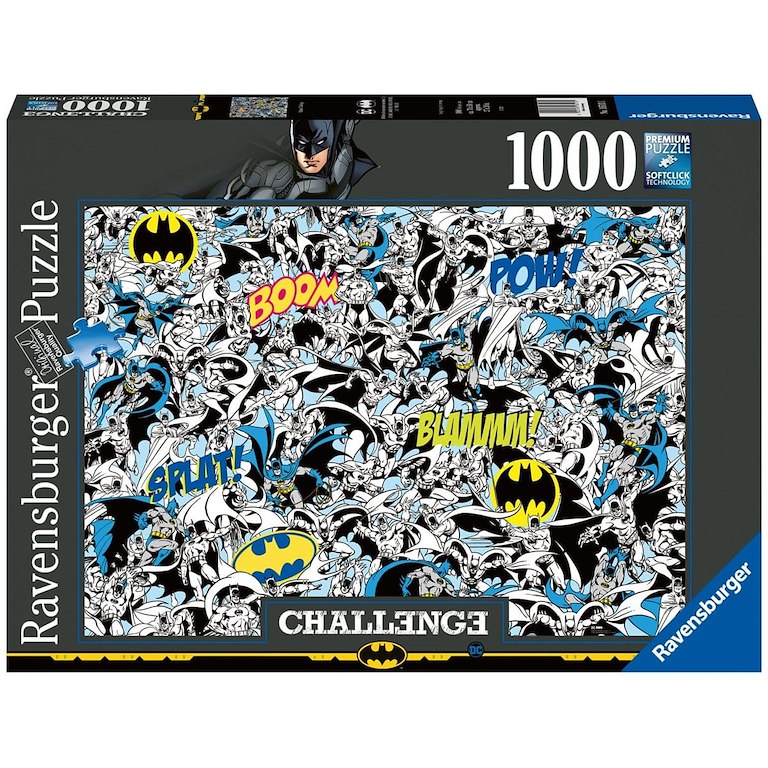 Ravensburger puzzle (slagalice) - 1000pcs Batman izazov RA16513
