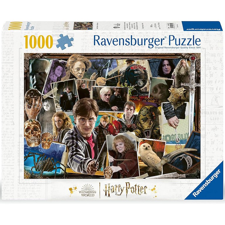 Ravensburger puzzle (slagalice) - 1000pcs Harry Potter vs Voldermor RA12000462