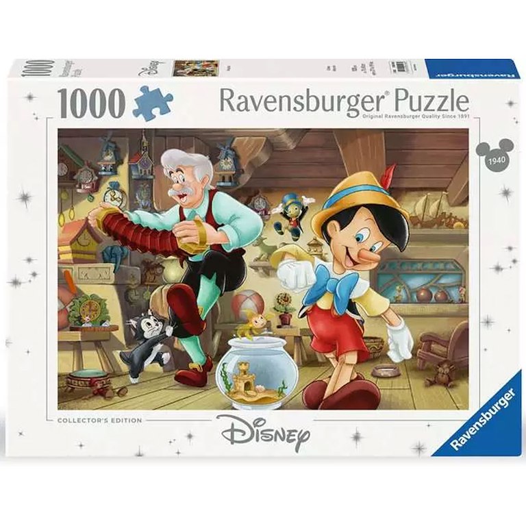 Ravensburger puzzle (slagalice) - 1000pcs Pinokio RA12000108