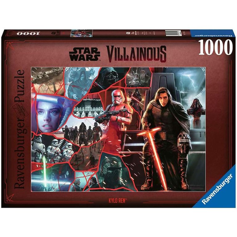 Ravensburger puzzle (slagalice) - 1000pcs Star Wars Villainous: Kylo Ren RA17340
