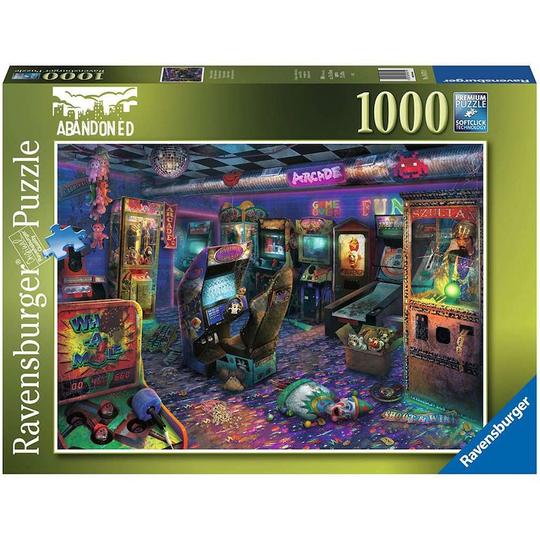 Ravensburger puzzle (slagalice) - 1000pcs Zaboravljena igraonica RA16971