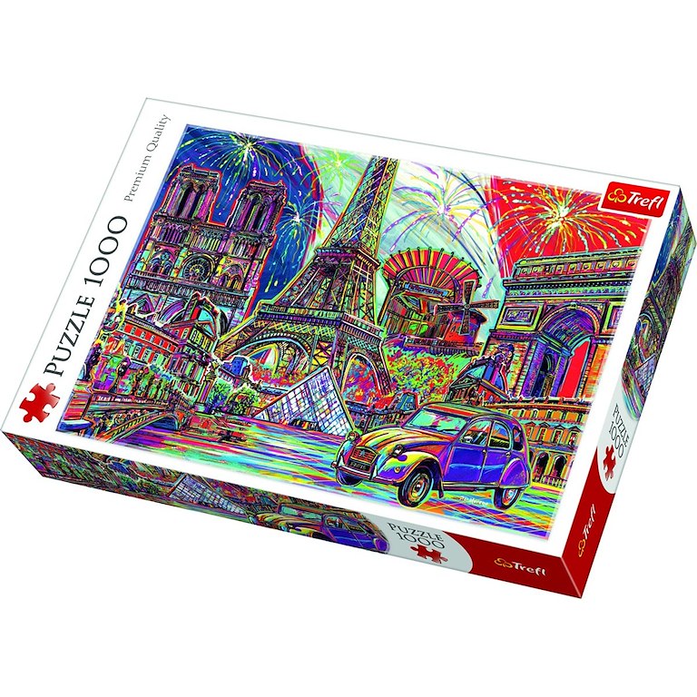 Trefl Puzzla 1000 pcs Colours of Paris 10524