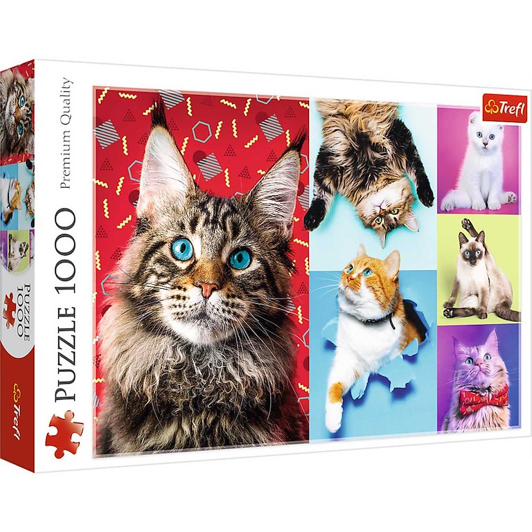 Trefl Puzzla 1000 pcs Happy Cats 10591