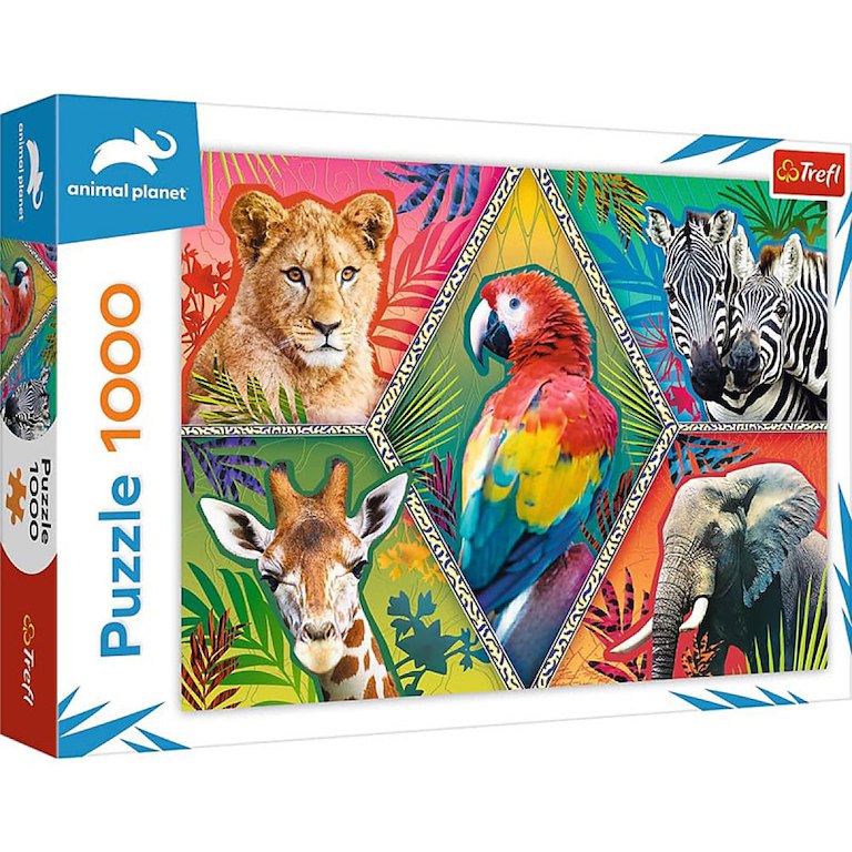 Trefl Puzzle 1000 pcs Animal Kingdom Exotic Animals1000 pcs 10671